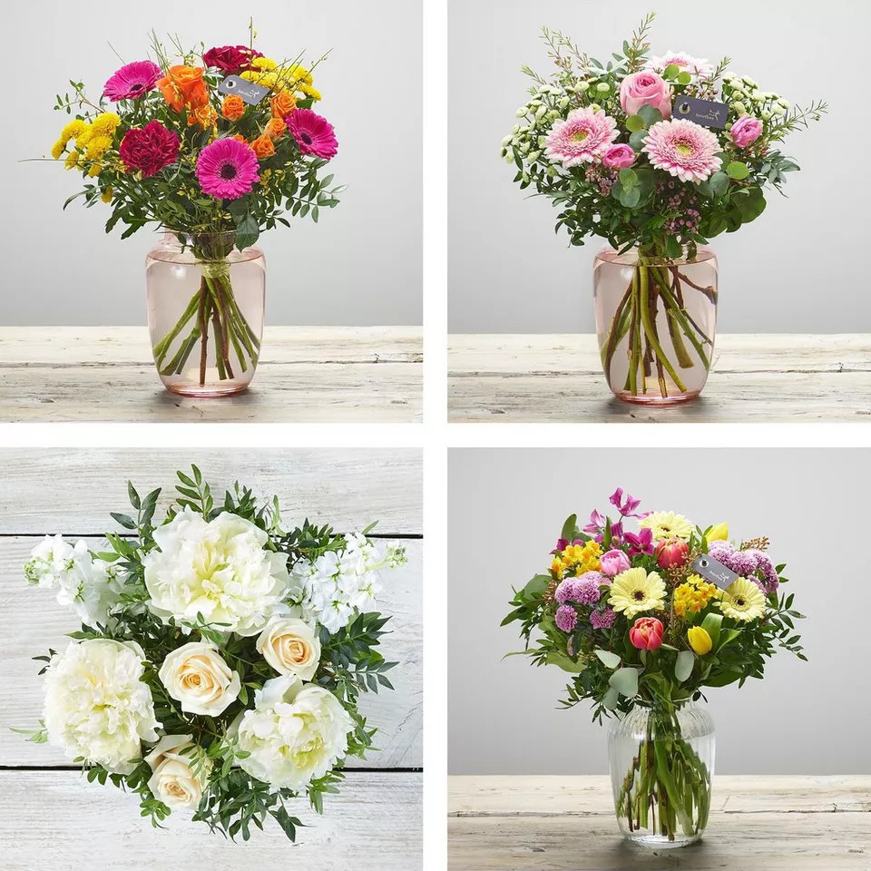 Vase made with beautiful fresh flowers