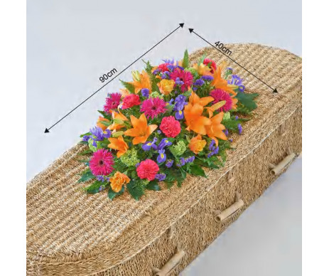 Vibrant Casket Spray